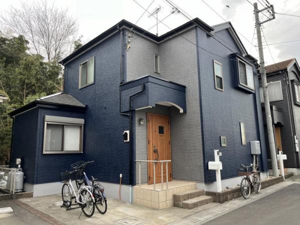 外壁塗装～3分艶 メインベース5-20D 模様75-30DアクセントベースN-40 模様19-50A｜ガイソー上尾店